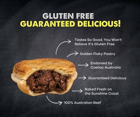 Gluten Free Beef steak lunch Pie 4 Pack – The Butchery on Brunker